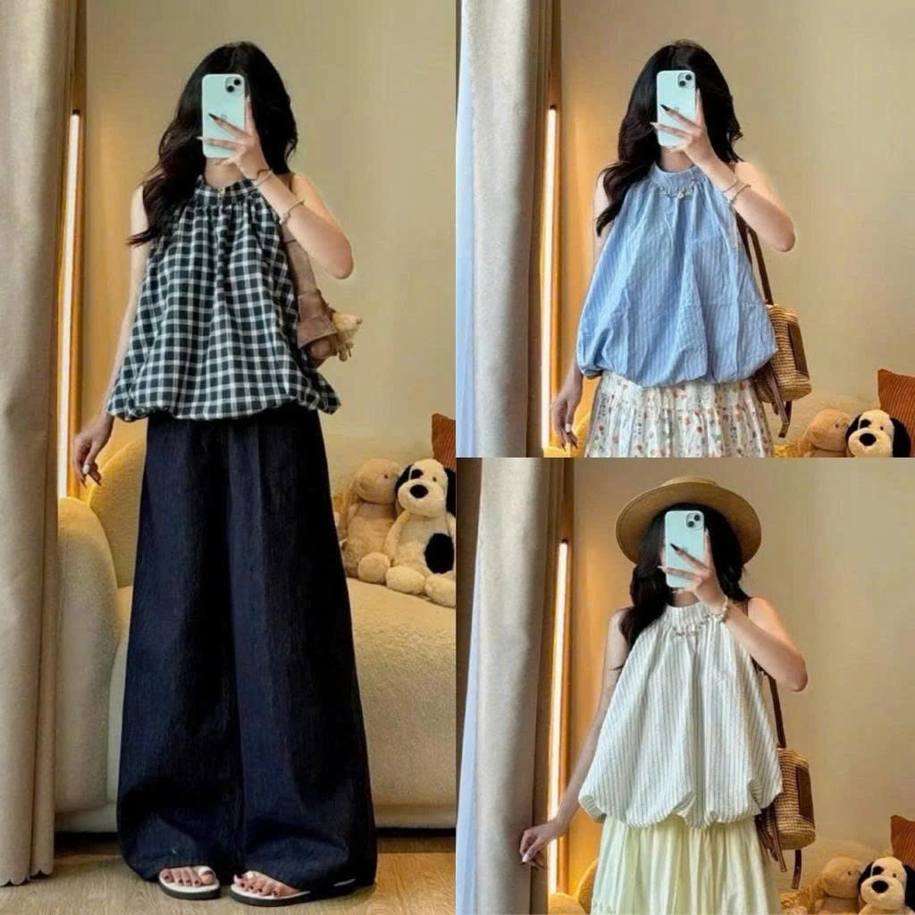 เสื้อเชิ้ตคอปกพัฟผู้หญิง Freesize ดีไซน์ผู้หญิงเฉพาะกลุ่ม Aobi760 | Shopee Thailand
