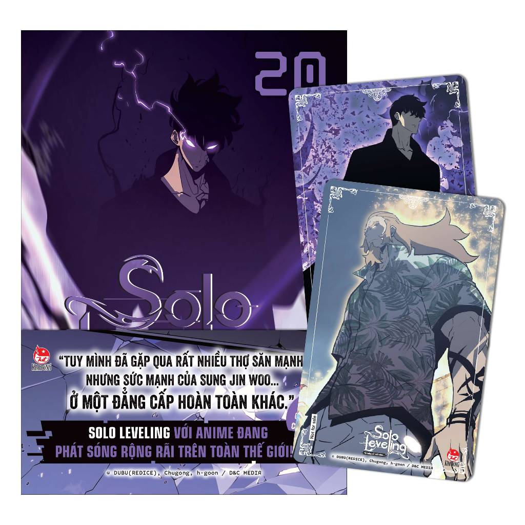 Solo Leveling Comic - เล่ม 20 - I Level Up Alone - มาพร้อมการ์ด PVC 2 ...