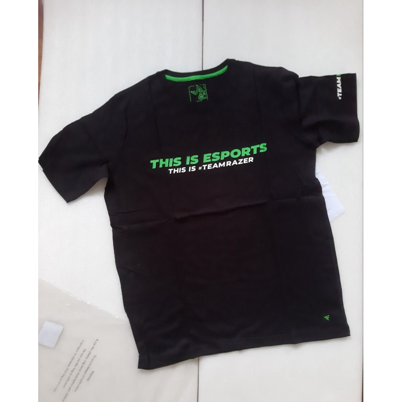 ของขวัญ เสื้อยืด Razer ของแท้ Team Razer V2 | Shopee Thailand