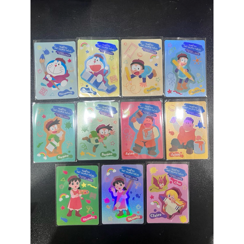 [Family mart x Doraemon] การ์ดโดราเอมอนครบชุด 11 ใบไม่มีความลับ ...