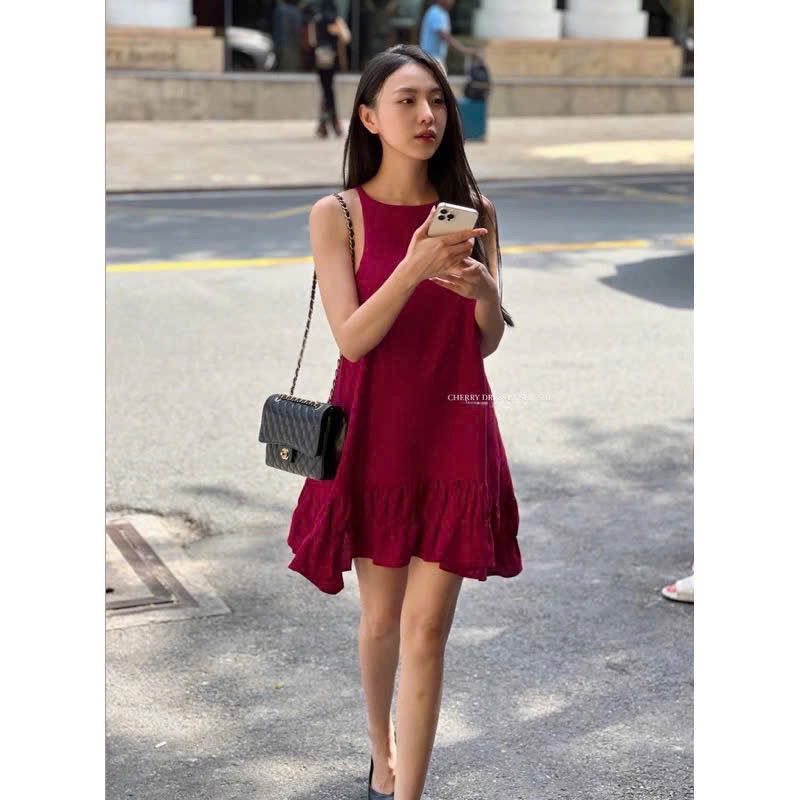 Cherry Dress - Babydoll Underarm Dress with Deep Armpit (ภาพเดิม ...