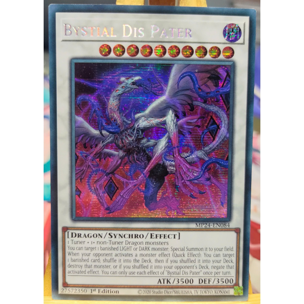 [KW2 Yugioh] [EN-UK] Bystial Dis Pater Card - MP24-EN084 - Prismatic ...