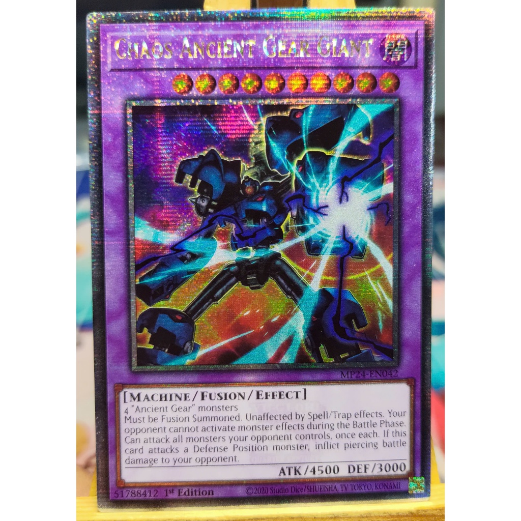 [KW2 Yugioh] [EN-UK] [Nice Art] Chaos Ancient Gear Giant Card - MP24-EN042 - Quarter Century ...