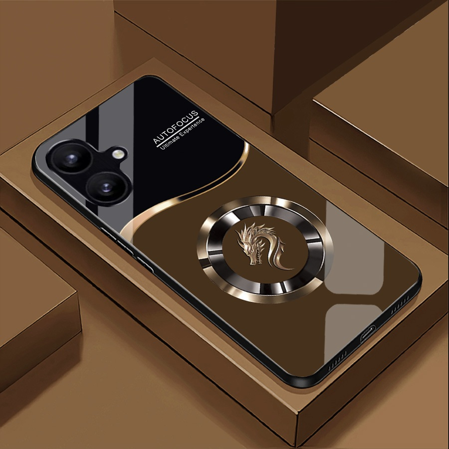 เคสสําหรับ SAMSUNG GALAXY A06, A06 5G กระจกนิรภัย ลาย FOCUS DRAGON คุณภาพสูง | Shopee Thailand