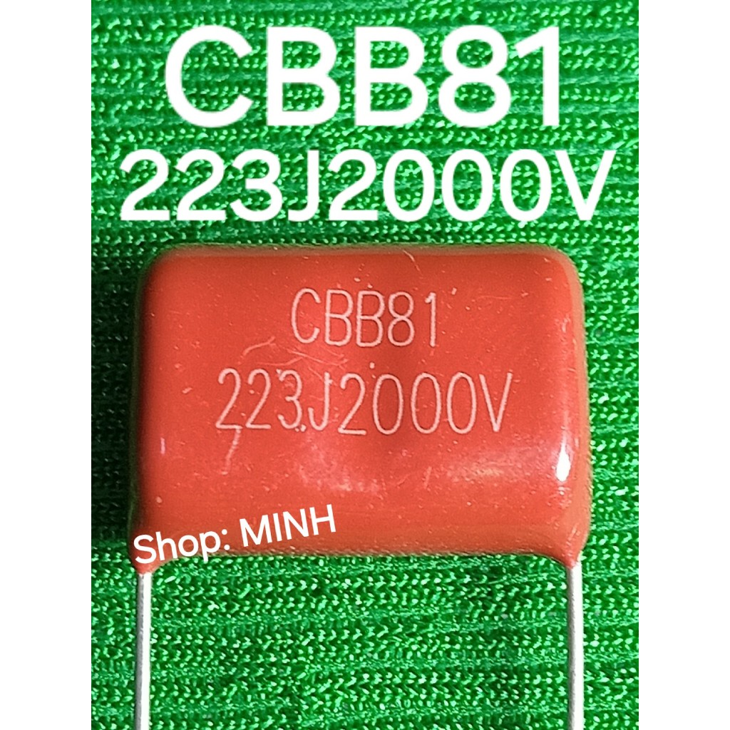 คาปาซิเตอร์ 223J 2000V – คาปาซิเตอร์ CBB81 223J2000V, คาปาซิเตอร์สีน้ําตาลแดง 223J2000V ...
