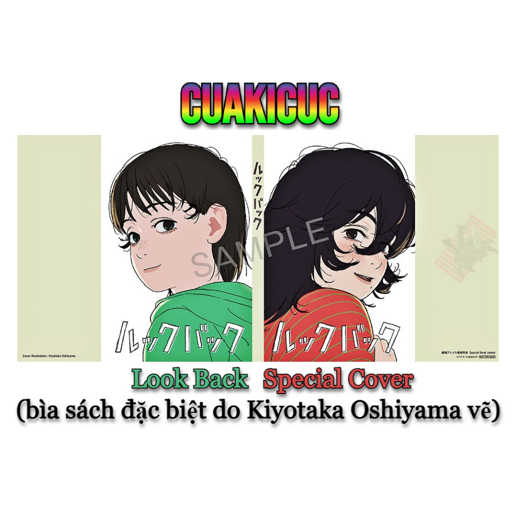 [GENUINE Japanese] Look Back Special T-Shirt Cover / Book Cover ...