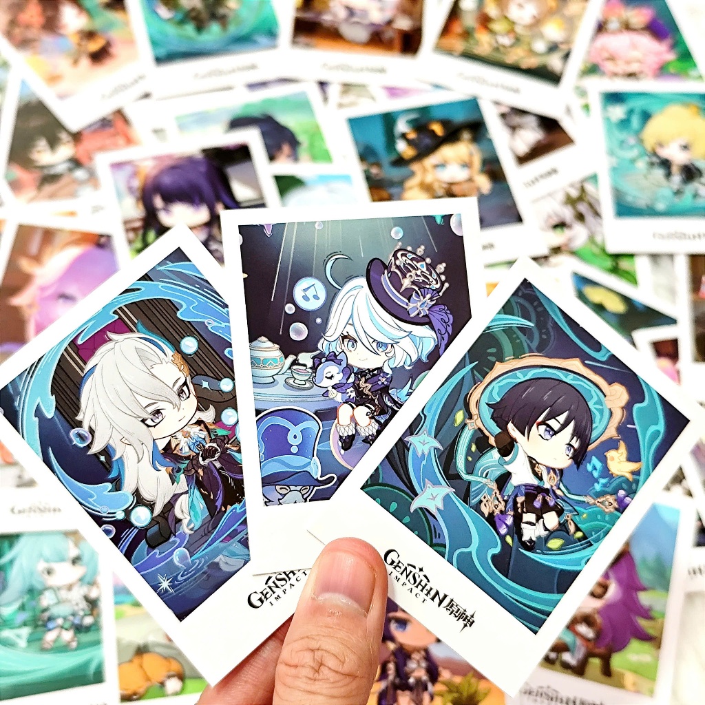 ชุดการ์ด Lomo 40 ใบ Genshin Impact 7.6x5.7cm Wanderer Furina (ภาพอัพเดท ...