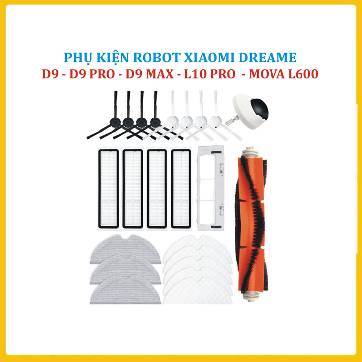 อุปกรณ์เสริมหุ่นยนต์ Xiaomi Dreame D9/D9 Pro/D9 Max/MOVA L600/L10 Pro | Shopee Thailand