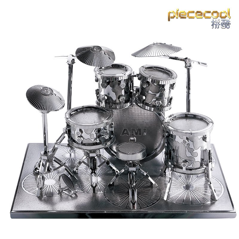 Piececool Metal 3D Model Assembly Toy Drum Kit | Shopee Thailand