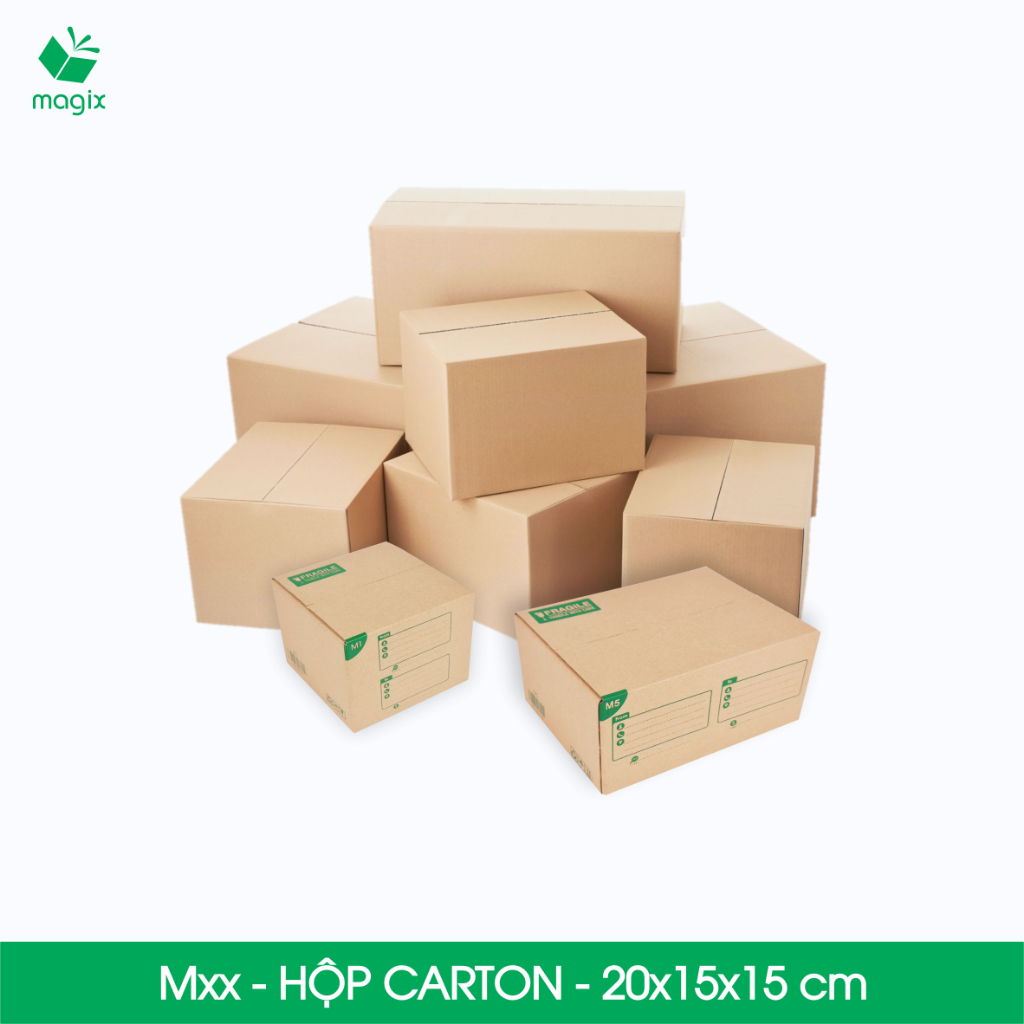 กล่องกระดาษ 20x15x15 ซม - 60 ลัง กล่องบรรจุ - ตัวเลือกคุณภาพ | Shopee ...