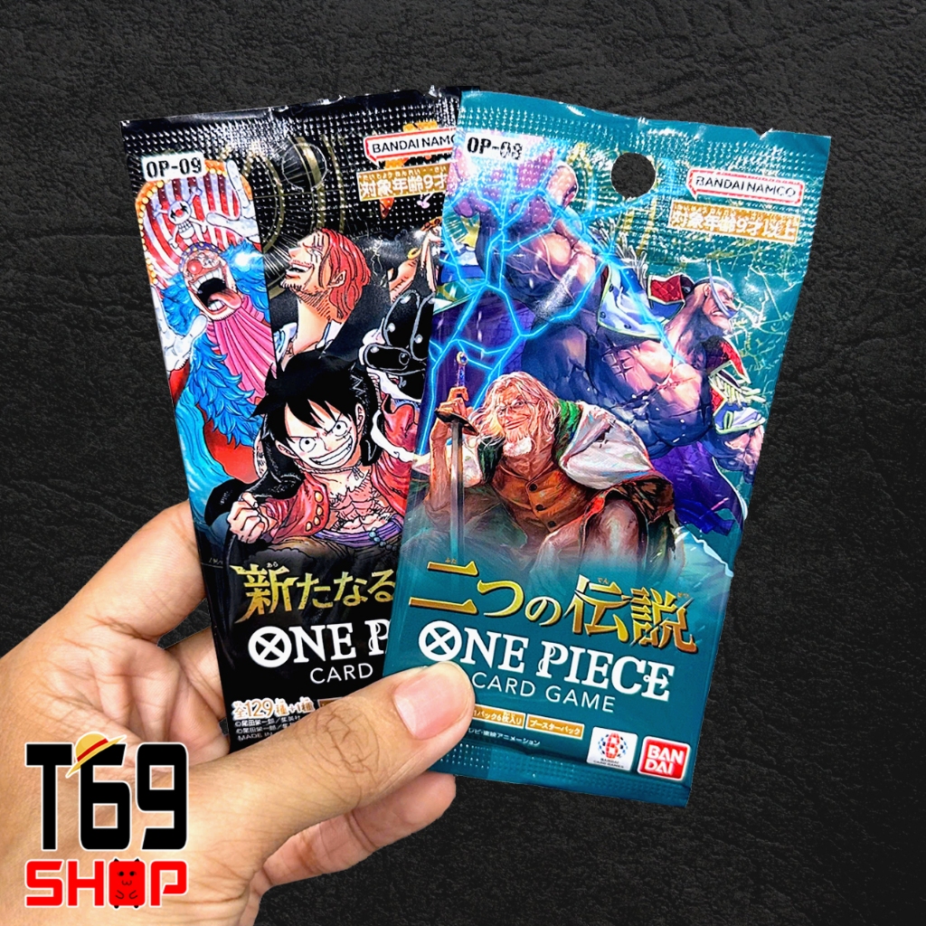 [Bandai ของแท้] character Pack, การ์ดตัวละครอนิเมะ One Piece TCG: OP08 และ OP09 | Shopee Thailand