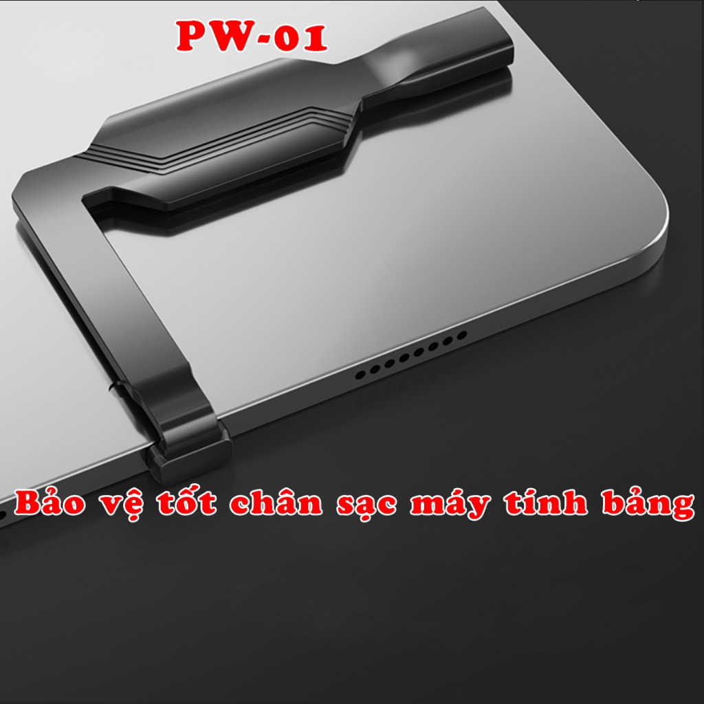 Piva PW01 สายต่อ Type-C รูปตัว L ป้องกันพอร์ตชาร์จ Ai Pad Pro - ชาร์จเร็ว 60W, เกียร์ 10Gbs ...