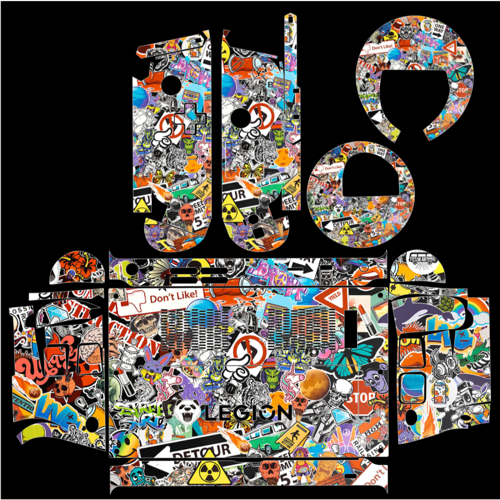 Lenovo Legion Go sticker Skin รุ่น Detour stickbomb (3M Film ปรับแต่ง ...