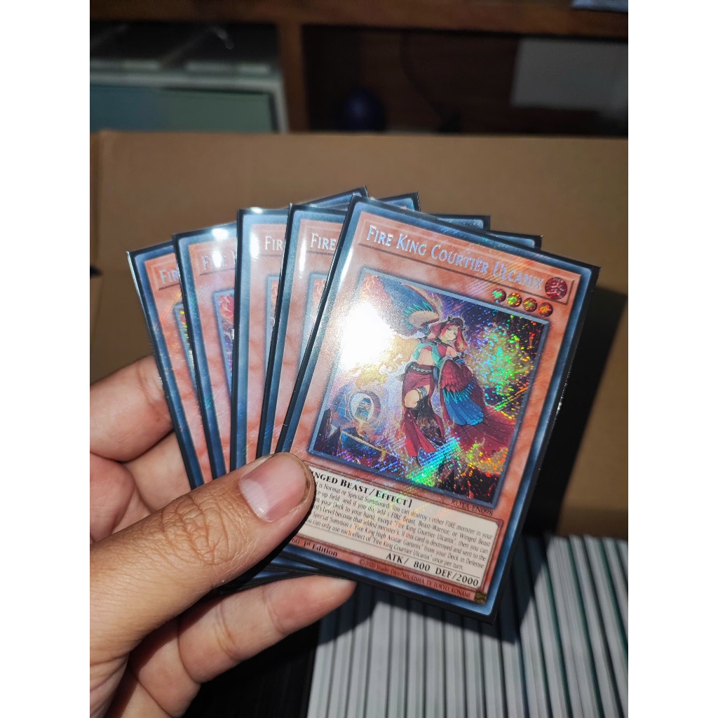 [Yugioh Funny Shop] การ์ด 1 ใบ Fire King Courtier Ulcanix - ROTA-EN098 ...