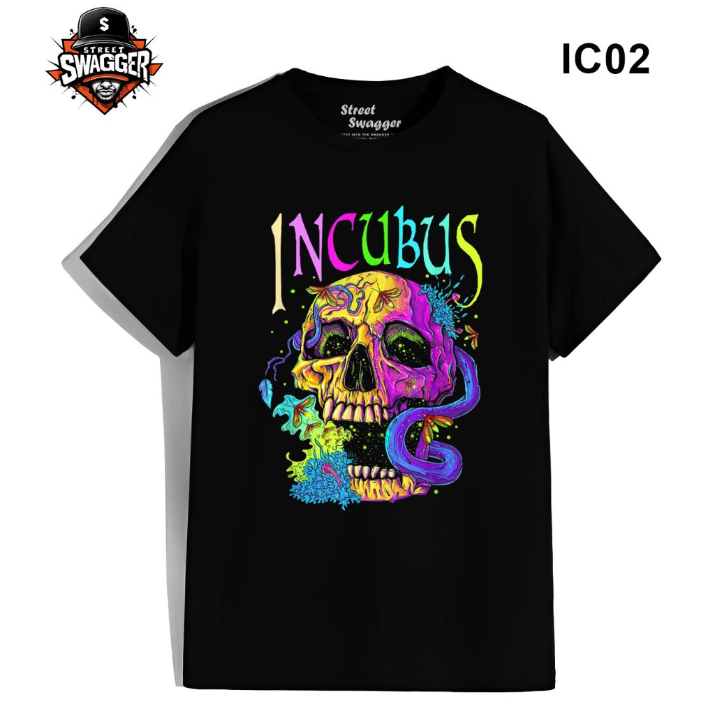 Street Swagger Brand Collection เสื้อยืด Incubus Band, Rock N Roll ...