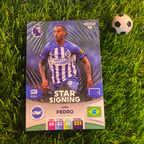 [ ของแท้ ] - STAR SIGNING - PANINI ADRENALYN XL EPL 2024 - JOAO PEDRO ...