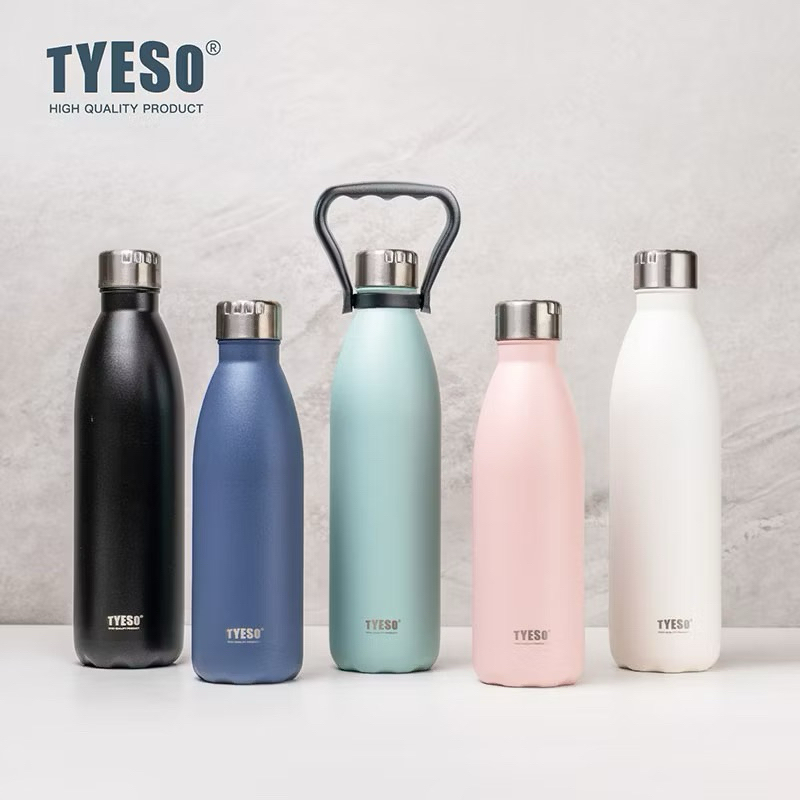 [ของแท้] Tyeso Thermos Bottle WITH HANDLE 750ML/1000ML 8842-8843 | Shopee Thailand