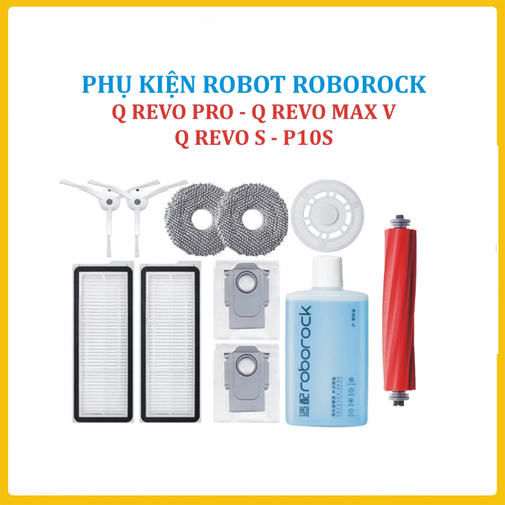 Roborock Q Revo Pro/ Q Revo Max V/ P10S อุปกรณ์เสริมเครื่องดูดฝุ่นหุ่น ...