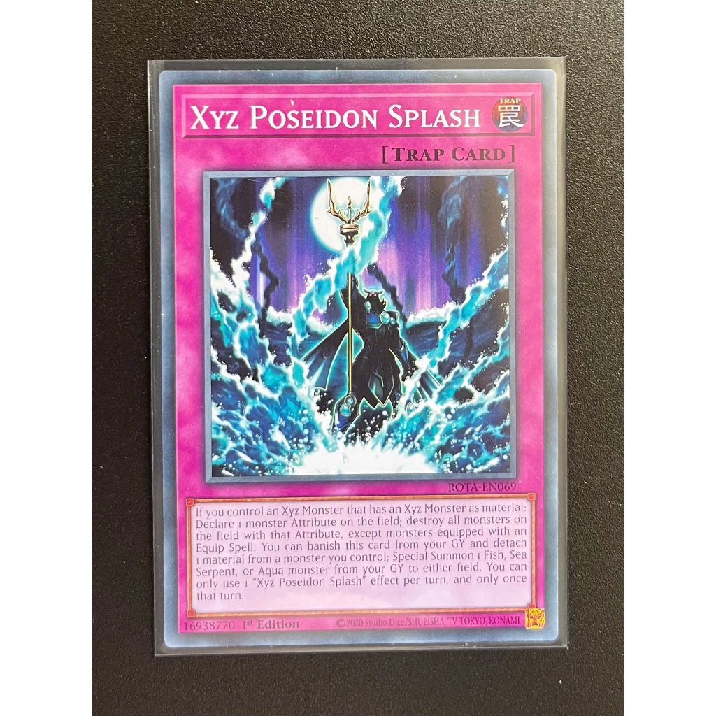 YMS - [การ์ด Yugioh] - [TCG-UK] - ROTA-EN069 - Xyz Poseidon Splash - Common 1st Edition | Shopee ...