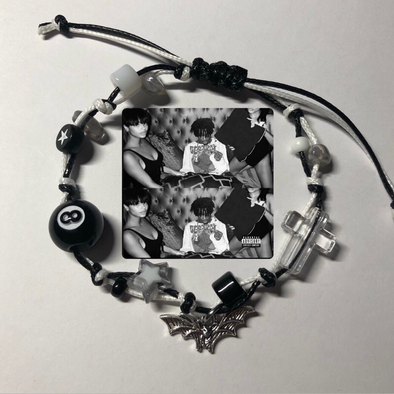 Playboi Carti KING VAMP สร้อยข้อมือเชือก | Shopee Thailand