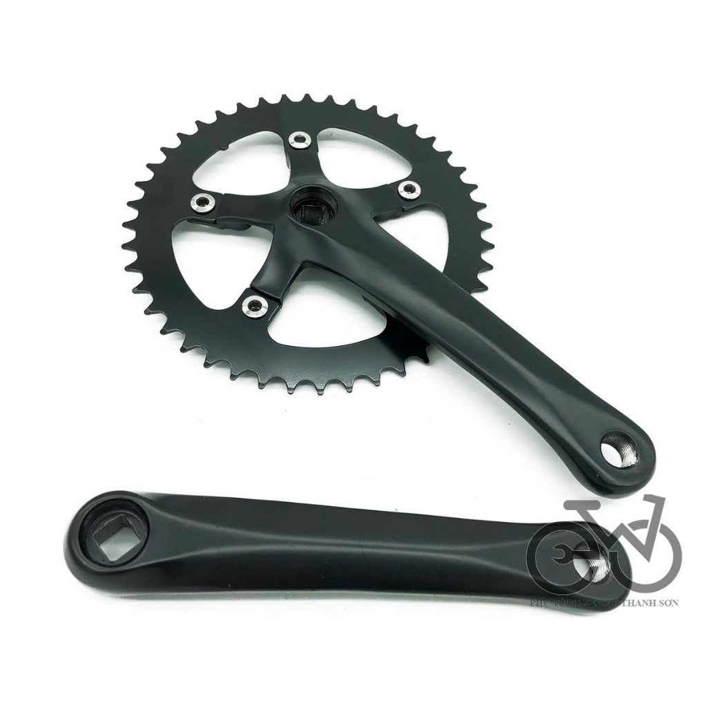 ข้อเหวี่ยงดิสก์ 1 ขั้นตอนพื้นฐานสําหรับจักรยาน Fix Gear สีดํา 44T ...