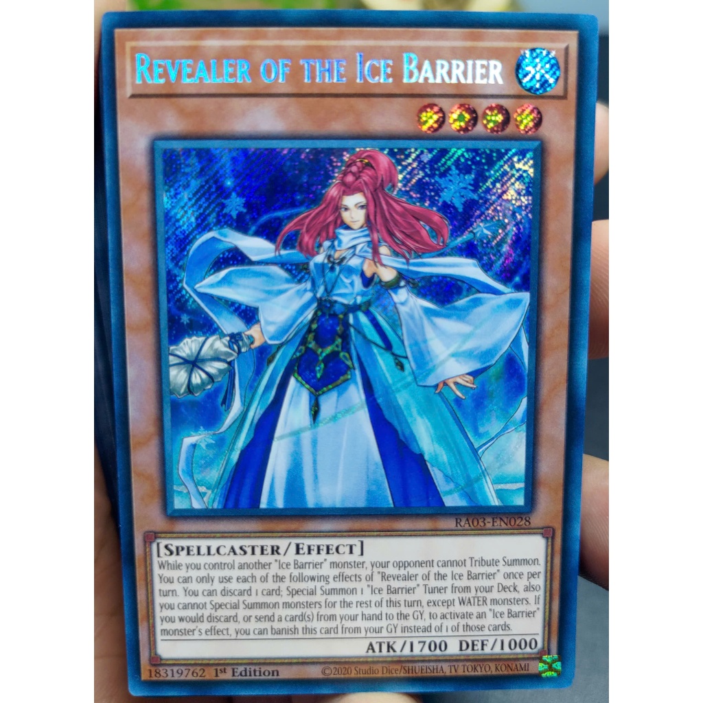 [KW2 Yugioh] [EN-UK] [Waifu] การ์ด RA03-EN028 ผู้เผยแพร่กั้นน้ําแข็ง | Shopee Thailand