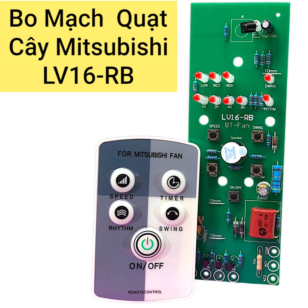 Mitsubishi LV16 RB LV16 RC LV16 RU LV16 RW วงจรพัดลม วงจรเปลี่ยนคุณภาพ ...