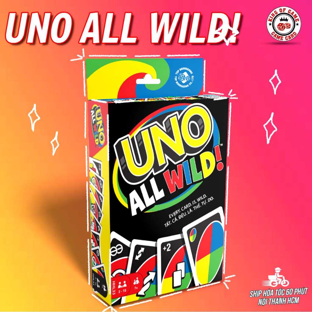 เด็ค uno ALL WILD uno การ์ดทั้งหมดมีเกมการ์ดฟรีน่ารู้มากขึ้น | Shopee ...