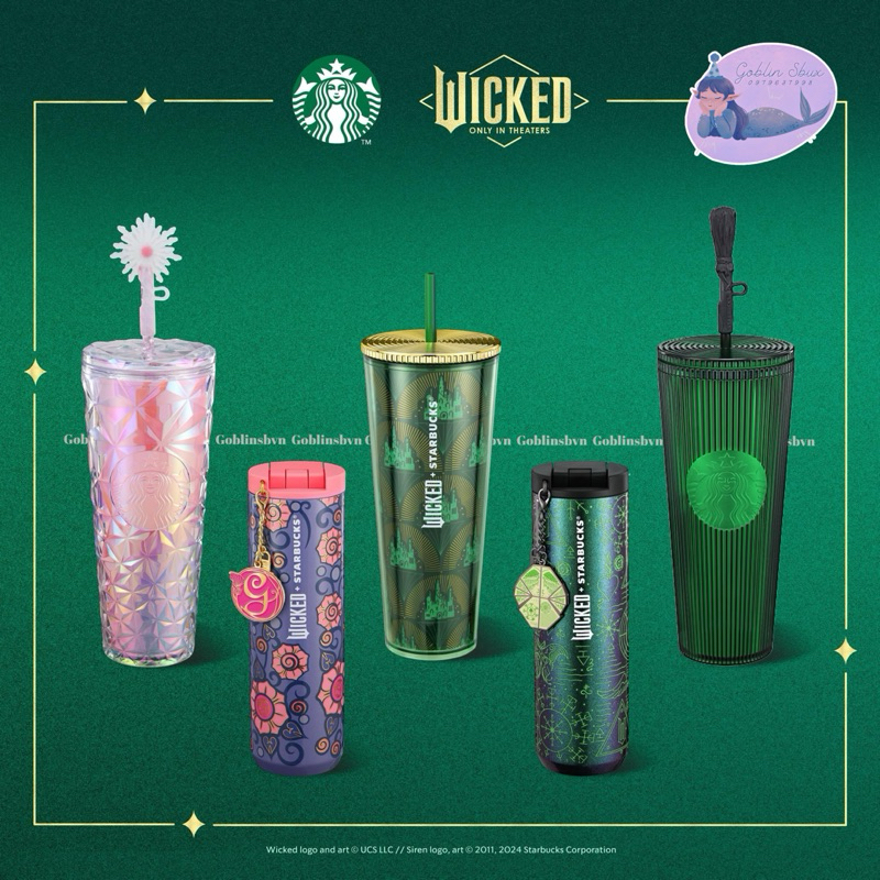 [สต๊อกพร้อมแท้] STARBUCK BOTTLE COLLECTION + WICKED LIMITED | Shopee ...