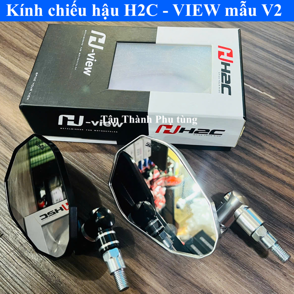 H2c-view CNC อลูมิเนียม กระจกมองหลังหมุนได้ 360 องศา รุ่น V2 | Shopee ...