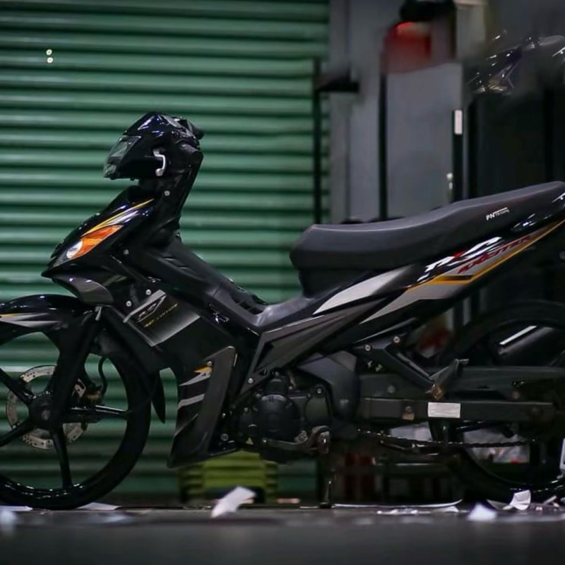 สติ๊กเกอร์ Rc สีดําและเหลือง รุ่น - Exciter 135 (2008-2010) - วัสดุรูป ...