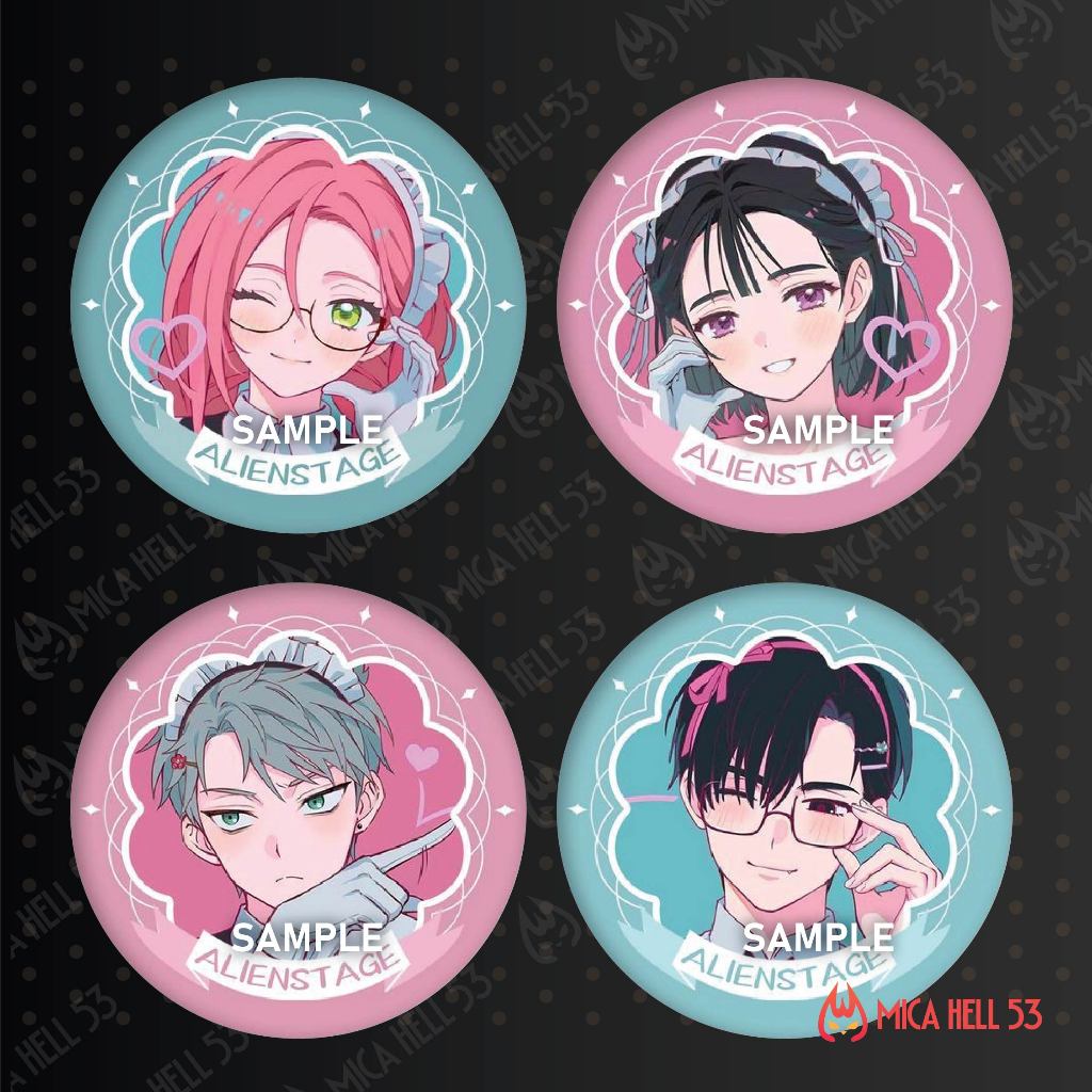 Alien Stage Badge Anime Alien Stage Badge Glitter Badge Ver 1 HH148 ...