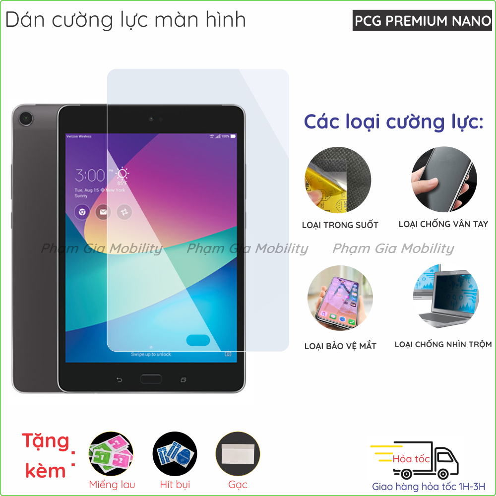 Asus Zenpad 8/ S8/ Z8/ Z8s/ Zen pad 10/ Z10 ฟิล์มกันรอยนาโนใส หยาบ ...