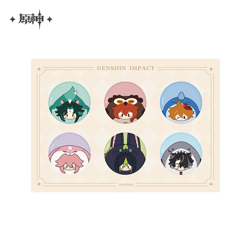 ป้าย (Badge) series Zoo Xiao/Duc/Childe/Yae/Wriothesley/Tighnari อย่าง ...