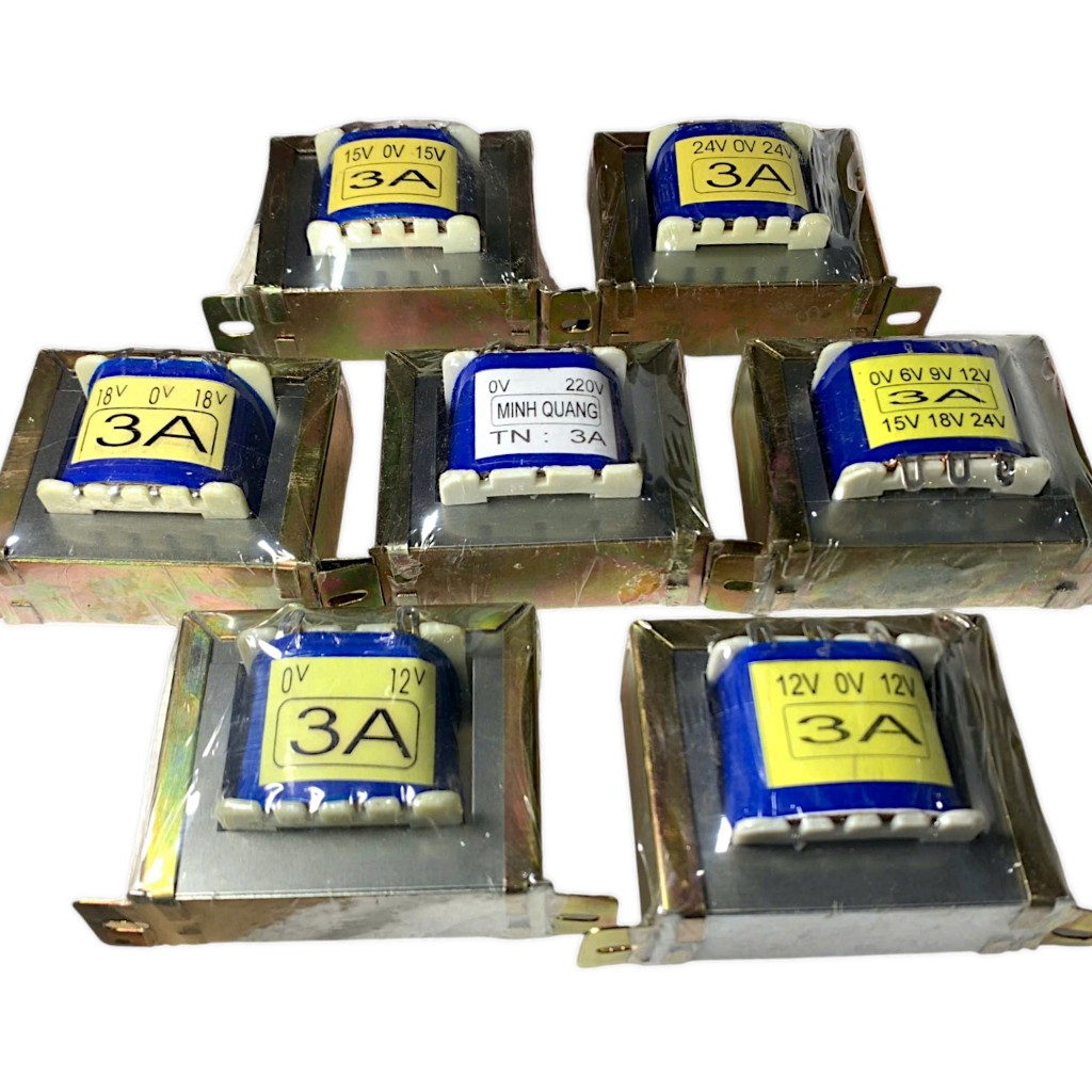 Votl 3A Minh Quang Transformer 12V - 12V, 24V - 24V, 15V - 15V, 18V ...