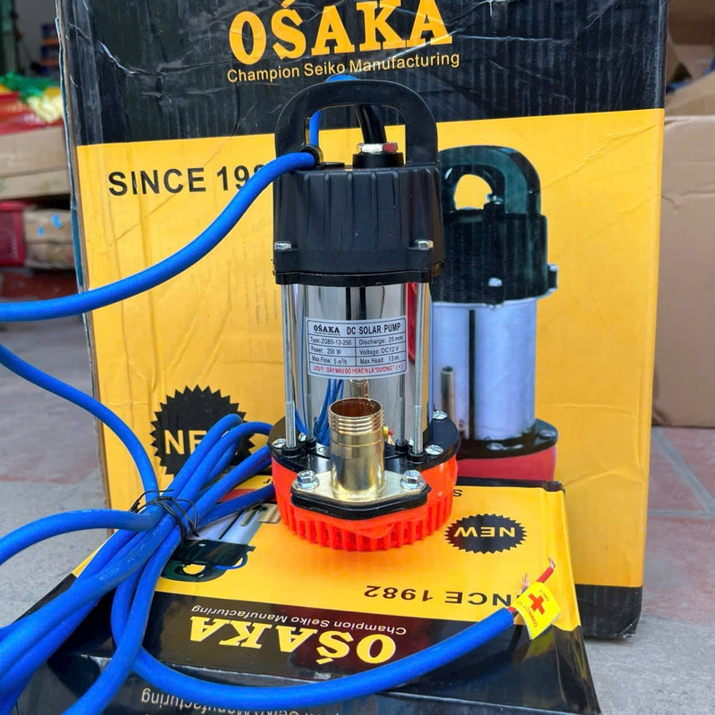 Osaka Electric 250W Submersible Water Pump 12V-24V - ปั๊มสแตนเลสแท้ ...