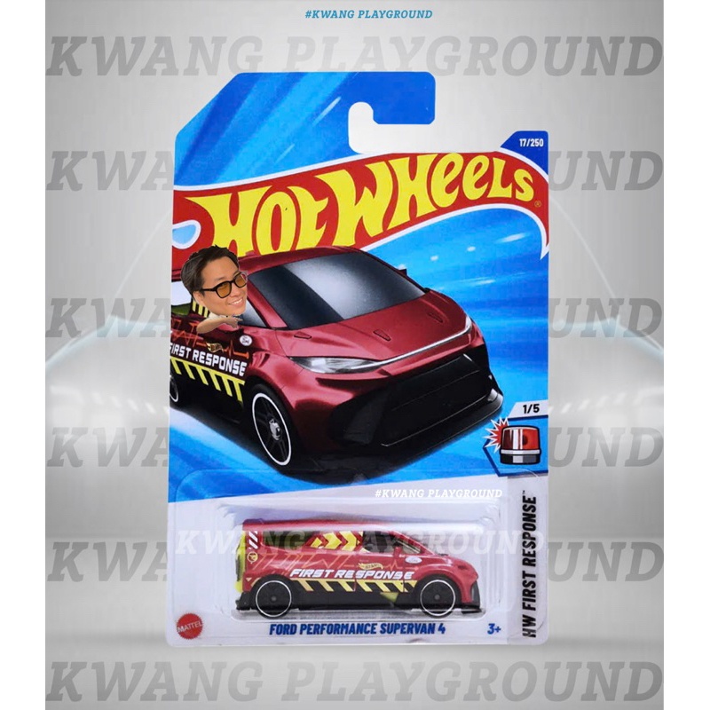 Hot Wheels basic Ford Performance supervan 4 Treasure hunt case A-2025 ...