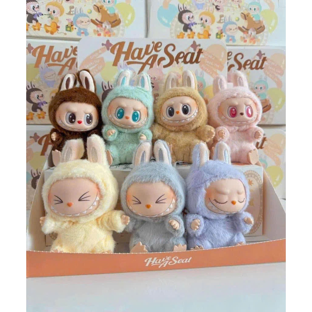 [Fullbox]Blind Box labu v1 V2 labubu Macaron Pop Mart v1 พวงกุญแจ, labu ...