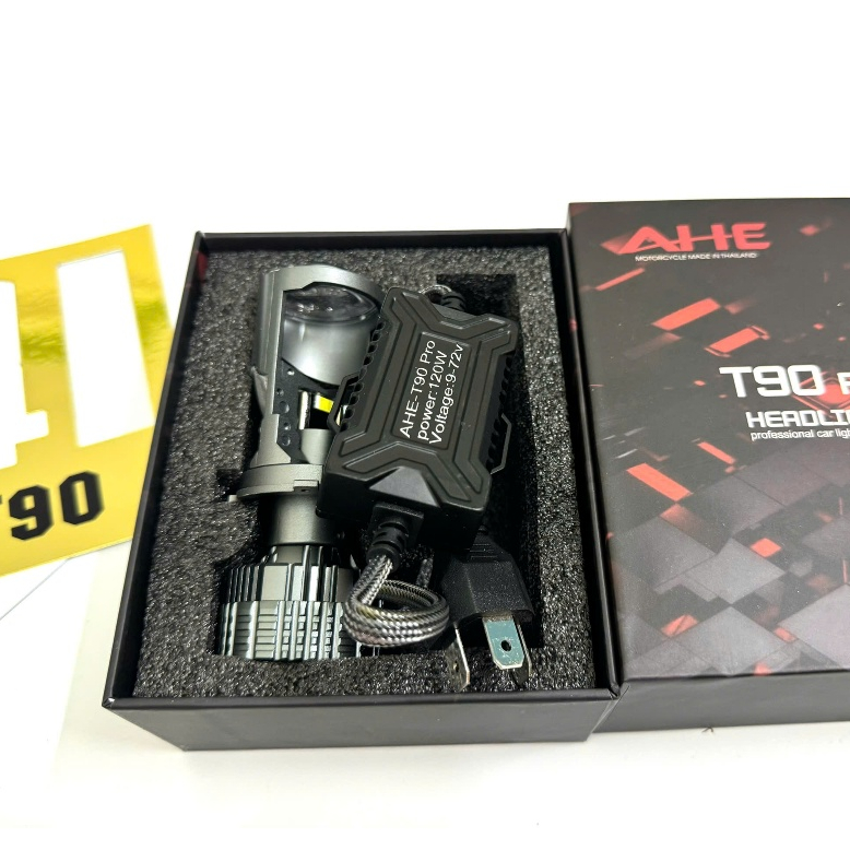 T90 Pro ไฟ Led ขนาดเล็ก ฐาน H4 คุณภาพสูง ใหม่ 2024 เอาต์พุต 120w (15 ...