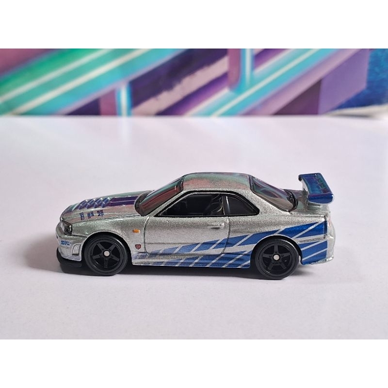 Hot WHEELS PREMIUM NISSAN SKYLINE GTR R34 FAST AND FURIOUS | Shopee ...