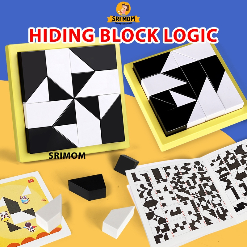 Iq toy 3D Hiding Block Logic - Puzzle card building Block ของเล่นเพื่อ ...