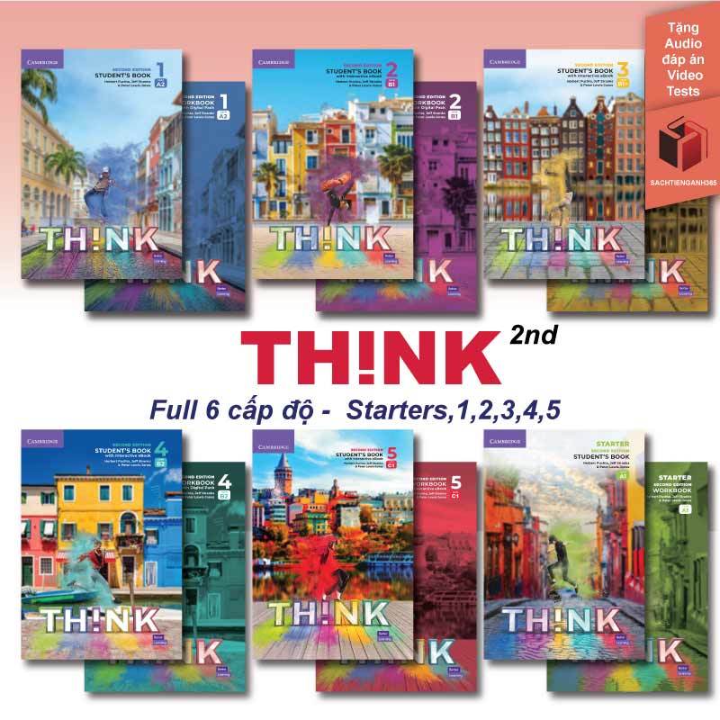หนังสือ - Cambridge THINK Second Edition - ชุด 6 ระดับ - สตาร์ทเตอร์ 1,2,3,4,5 - พิมพ์สีขนาด A4 ...