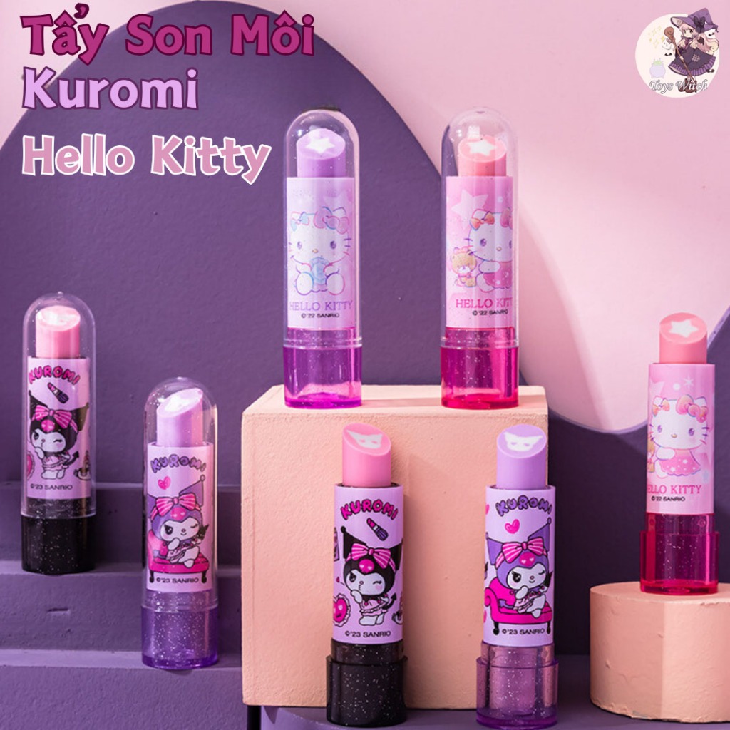 น่ารัก Kuromi / Melody / Hello Kitty ลิปสติก Remover วัสดุนุ่ม Super ...
