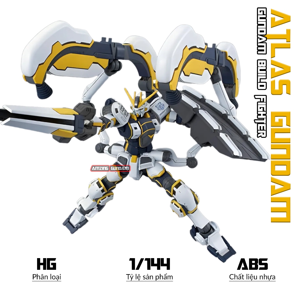 Hg Atlas Gundam Model, 1/144 Gunpla, ประกอบของเล่นพลาสติก | Shopee Thailand