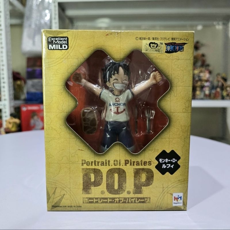[ของแท้] One Piece Monkey D Luffy POP Mild Excellent Model - Little ...