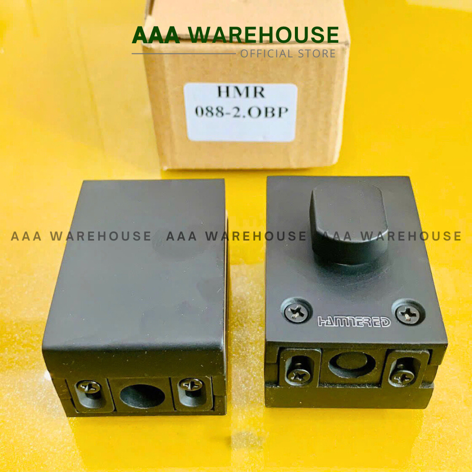 กลอนประตูกระจกเดี่ยว/คู่ BLACK BOX HMR 088-1 OBP/ 088-2 OBP | Shopee Thailand