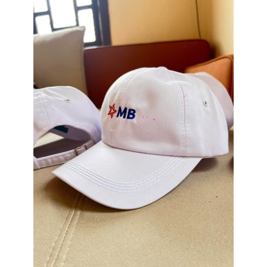 หมวก MBBANK, หมวกโลโก้ MBBANK, หมวกเบสบอล MBBANK, หมวกปักโลโก้ MBBANK ...