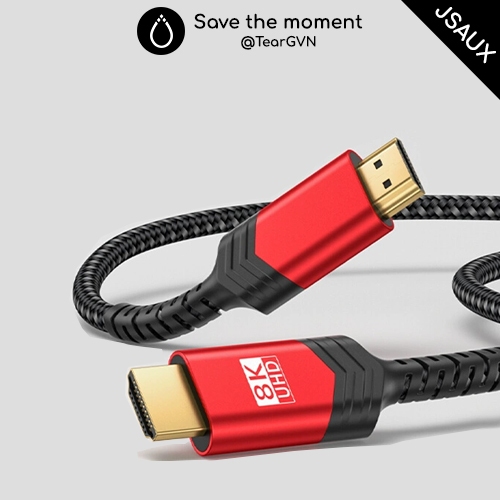สาย Jsaux HDMI 2.1 รองรับเอาต์พุตและการส่งผ่าน 48Gbps สําหรับ PS5 / PS4 ...