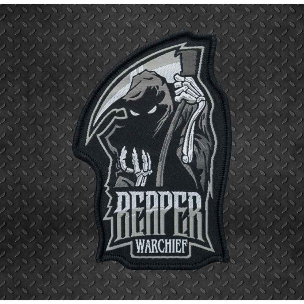 Patch_velcro scythe REAPER Warchief_tactical | Shopee Thailand