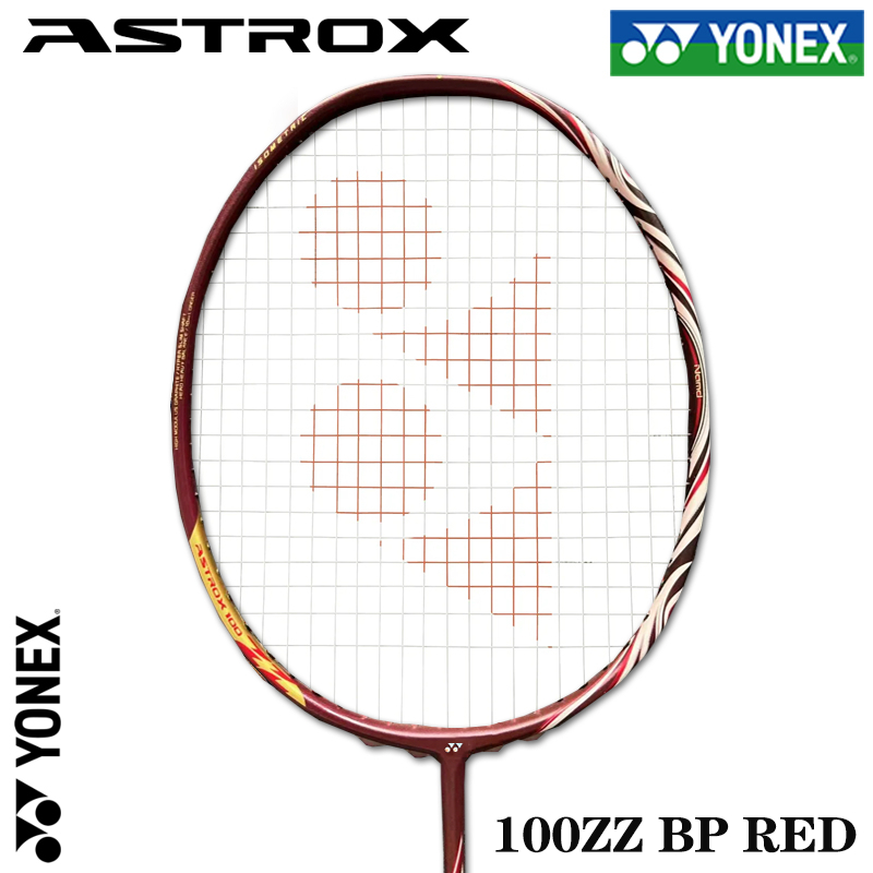 ไม้แบดมินตัน Yonex ASTROX-100ZZ BP RED คาร์บอนไฟเบอร์ 4UG5, สายความตึงเครียด 22-30lbs, ด้ามจับ ...